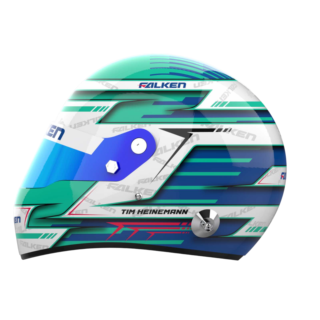 VORBESTELLUNG: 1:2 Mini Helm Carbon Tim Heinemann Falken 24h Nürburgri